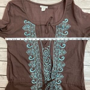 Debbie Katz South Beach | Tops | Debbie Katz Embroidered Tunic | Poshmark